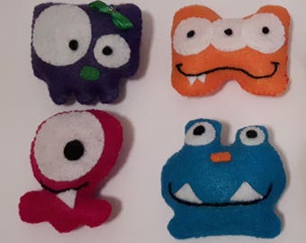 Printable Pattern for Hand Sewn Adorable Felt Monsters - Etsy