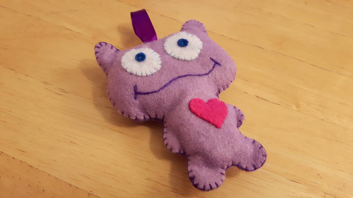 Printable Pattern for Hand Sewn Adorable Felt Monsters - Etsy Canada