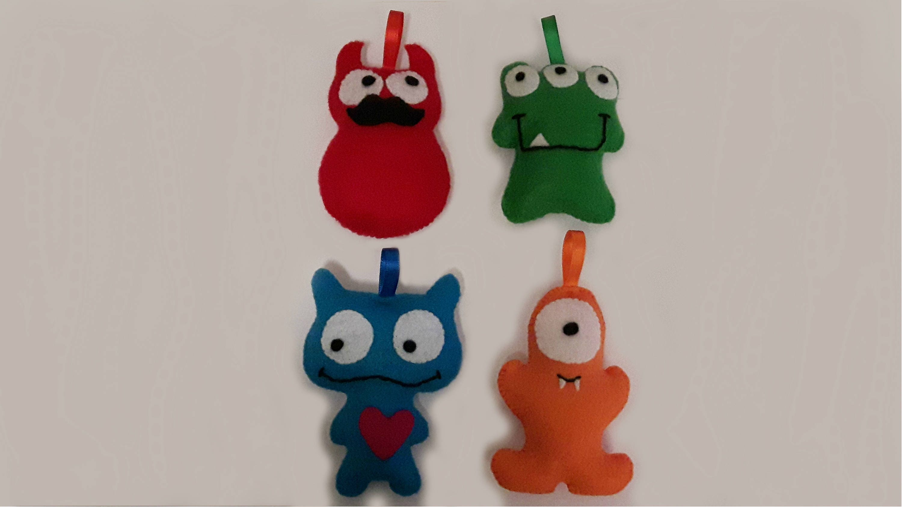 Printable Pattern for Hand Sewn Adorable Felt Monsters - Etsy Canada