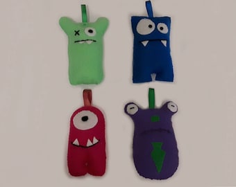 Printable Pattern for Hand Sewn Adorable Felt Monsters - Etsy Canada