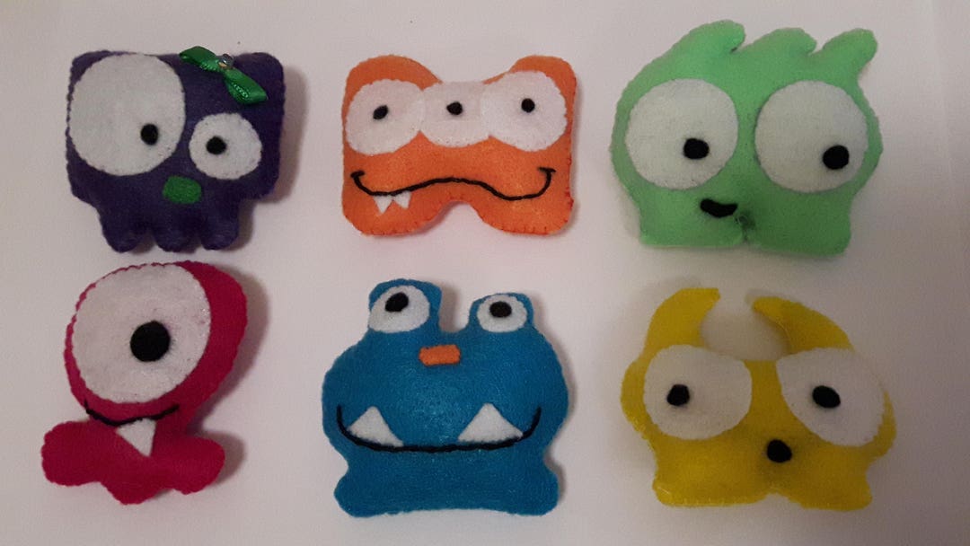 Printable Pattern for Adorable Mini Hand Sewn Felt Monsters - Etsy