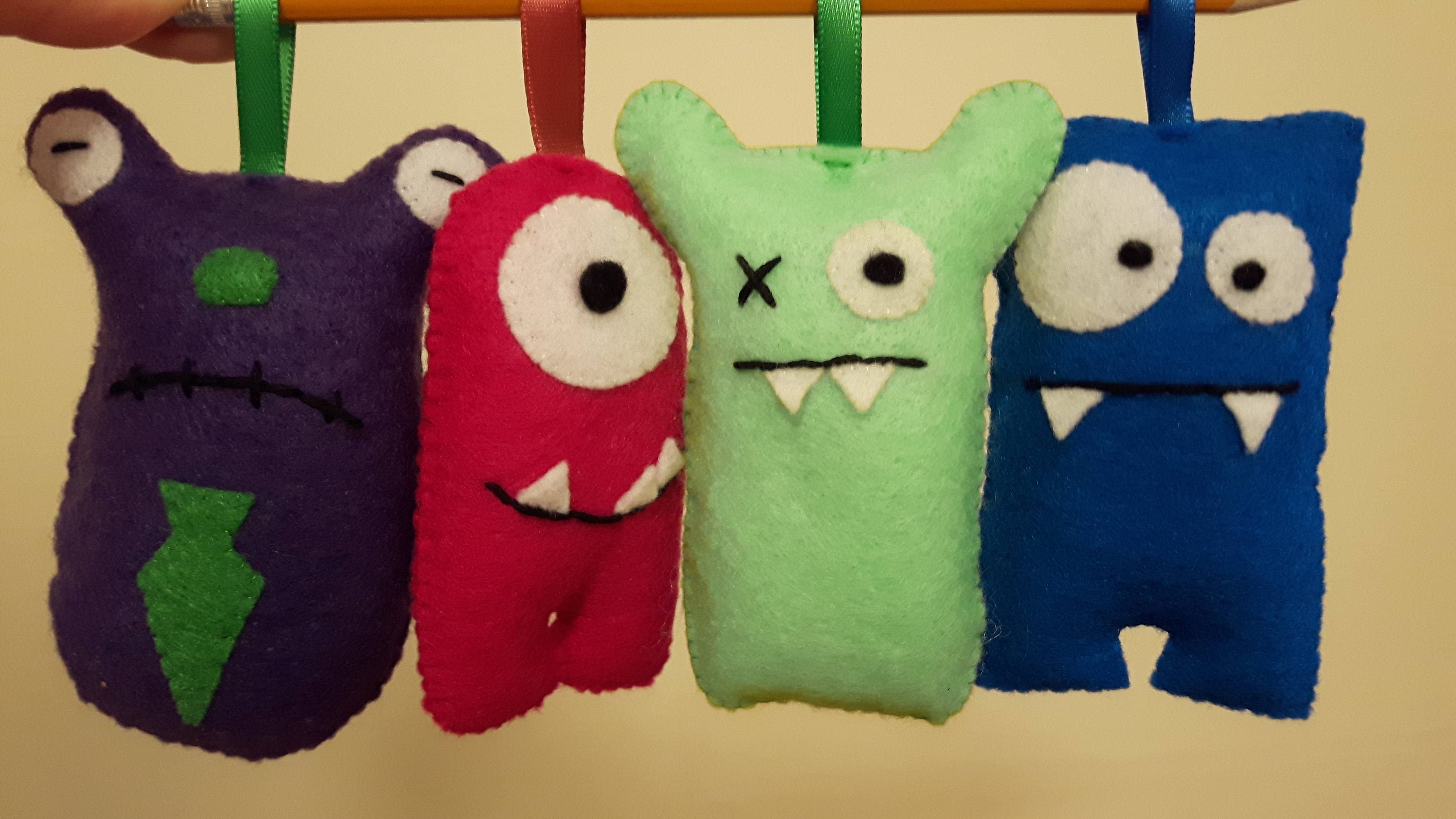 Printable Pattern for Hand Sewn Adorable Felt Monsters - Etsy