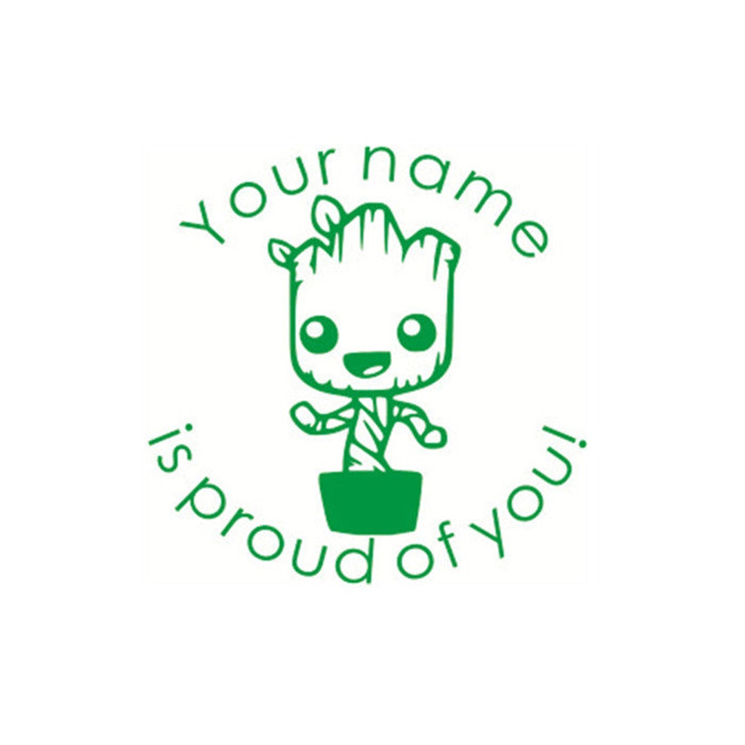 Personalized Teacher Stamps, is Proud of You Stamps, Grow Stamps ...