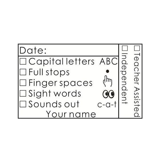 Papercraft Paper, Party & Kids 5 Finger Check-In Checklist Large Self ...
