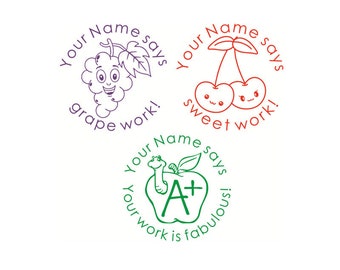 Custom Math Feedback Stamps,personalized Teacher Stamp Pre-inked Stamp ...