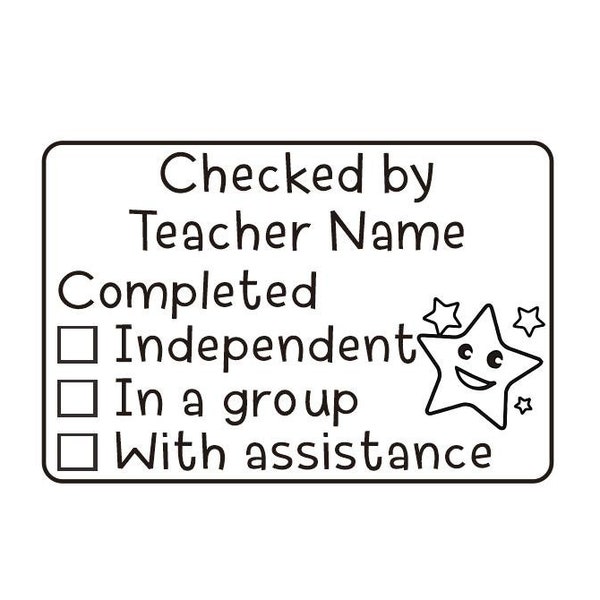 Teacher Stamps - Etsy