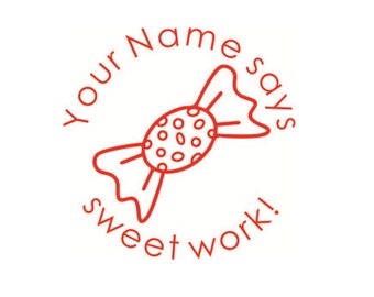 Personalized Teacher Stamp Self-inking Stamp, Teacher Writing Checklist ...