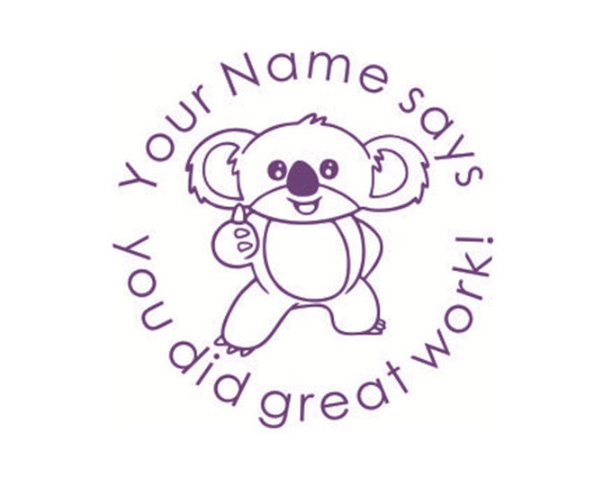 Personalized Teacher Stamps Custom Teacher Pre-inked Stamp | Etsy