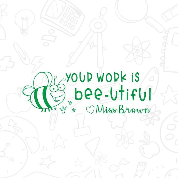 Custom Bee Stamp - Etsy