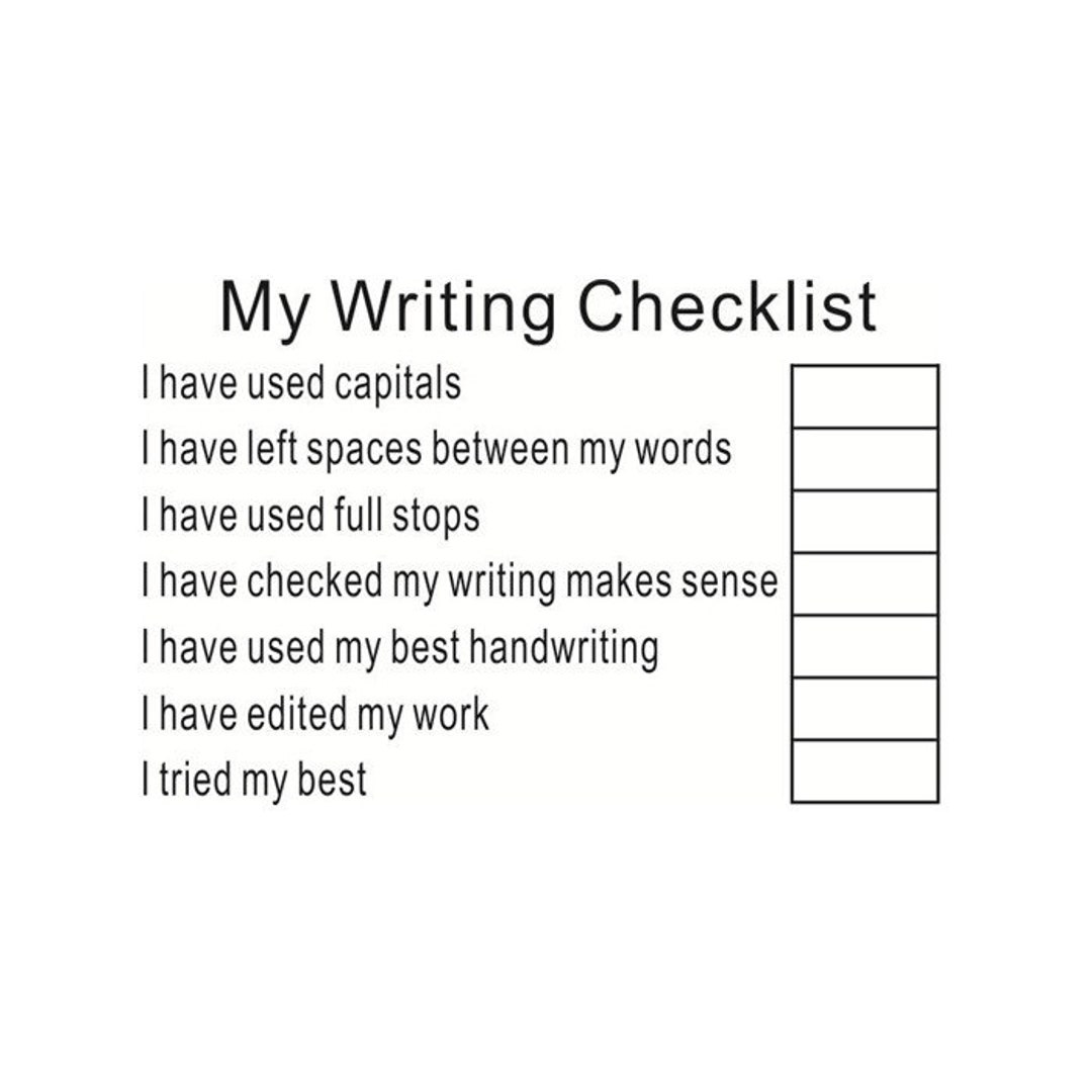 Personalized Teacher Checklist Stamp Self-inking Stamp, Teacher Writing ...
