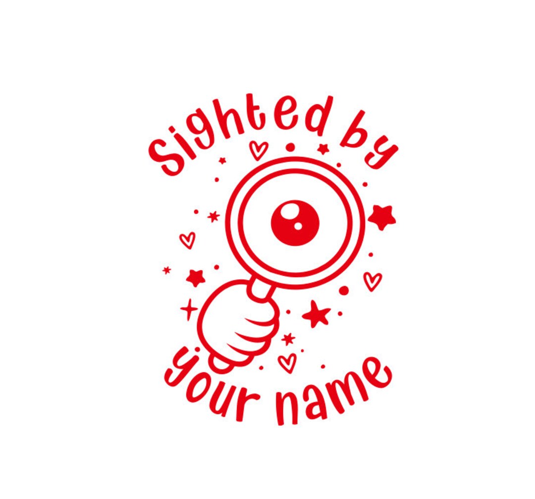 Custom Teacher Stamps Custom Stamp Self-inking Stamps Sighted by ...