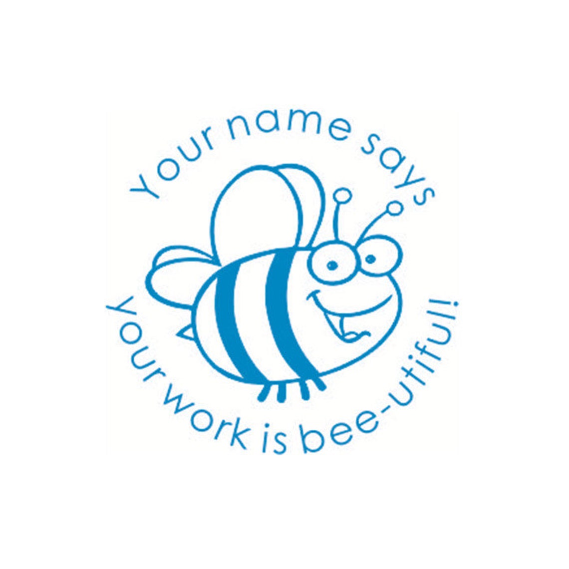 Personalized Teacher Stamps Custom Teacher Refill Inking | Etsy