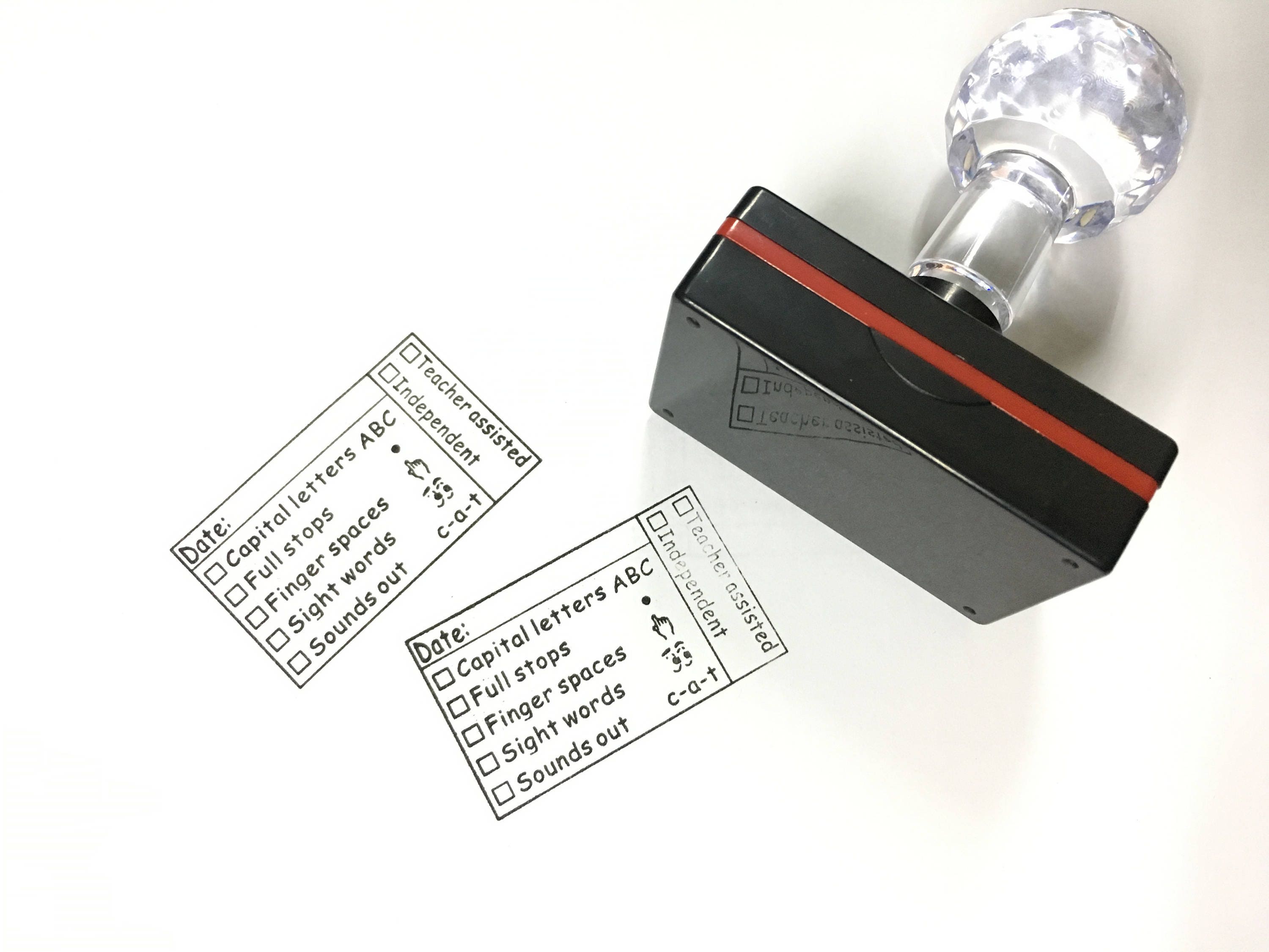 Personalized Teacher Stamp Self-inking Stamp Teacher writing | Etsy