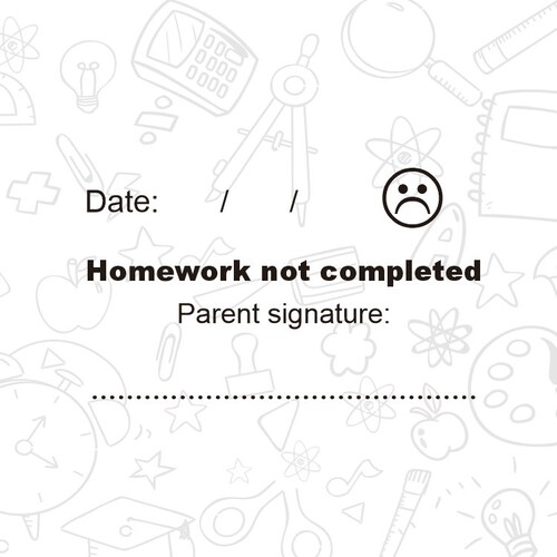 Custom Checklist Stamps Homework Check Stamp Personalized - Etsy