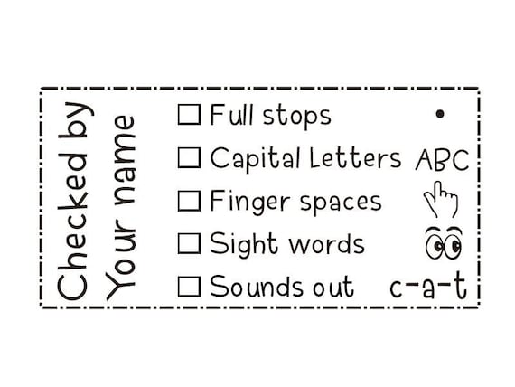 Papercraft Paper, Party & Kids 5 Finger Check-In Checklist Large Self ...