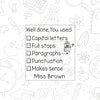 Custom Checklist Stamps,personalized Teacher Stamp Pre-inked Stamp ...