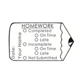 Custom Checklist Stamps, Homework Check Stamp, Personalized Teacher ...