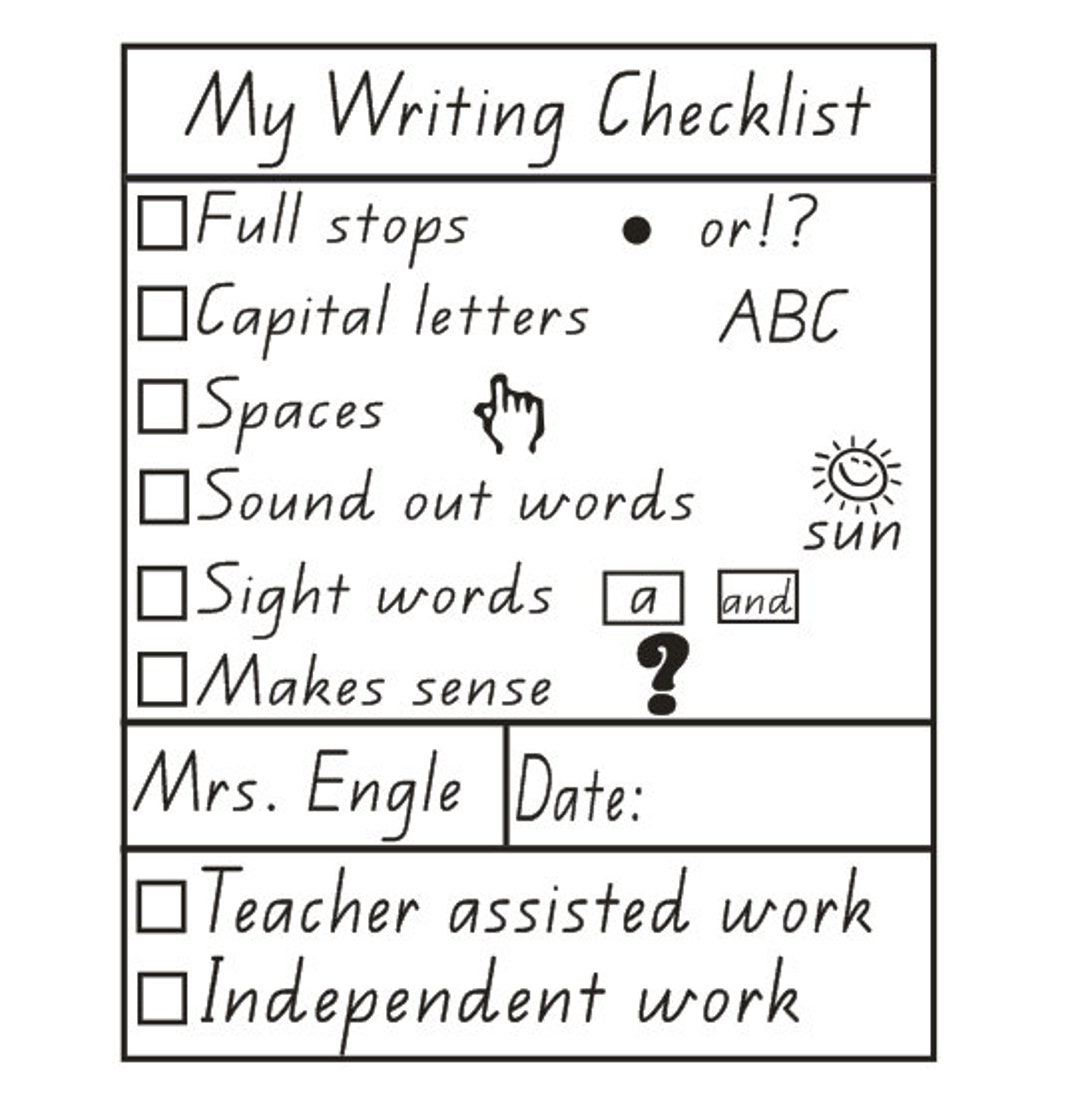 Personalized Teacher Stamp Self-inking Stamp, Teacher Writing Checklist ...