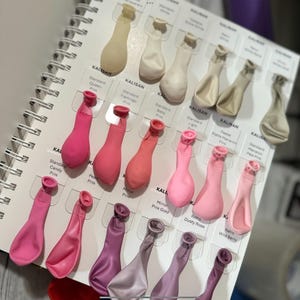 Color Portfolio Book - TUFTEX, Sempertex, Kalisan, Gemar Balloons - Etsy