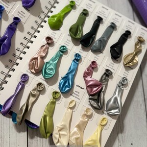 Color Portfolio Book - TUFTEX, Sempertex, Kalisan, Gemar Balloons - Etsy