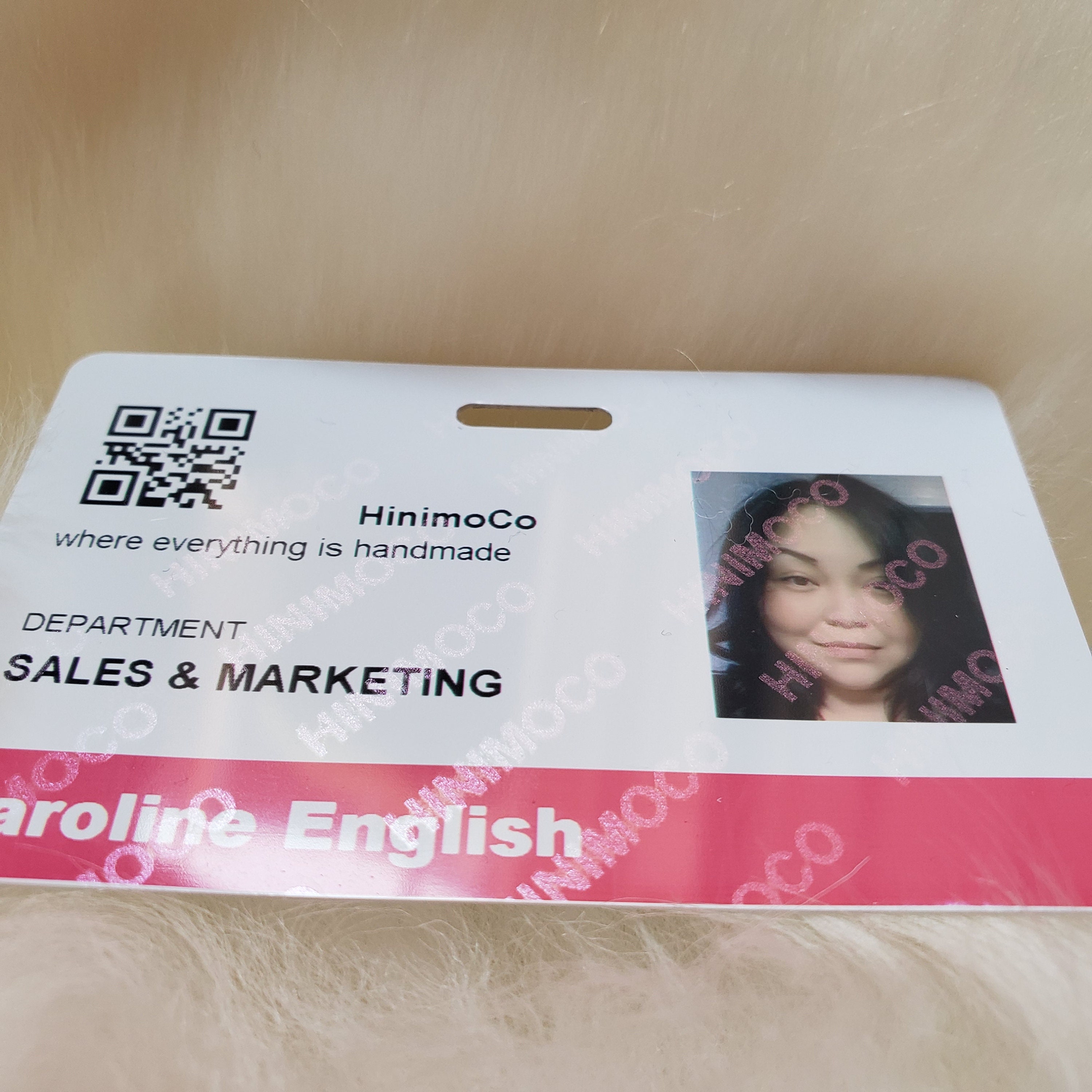 Customized Holographic Custom Plastic PVC ID Badge - Etsy