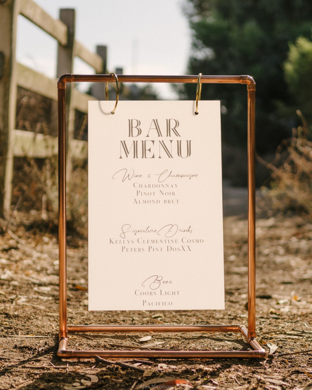 Tabletop Bar Sign - Etsy