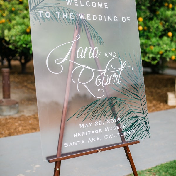 Acrylic Welcome Sign - Etsy