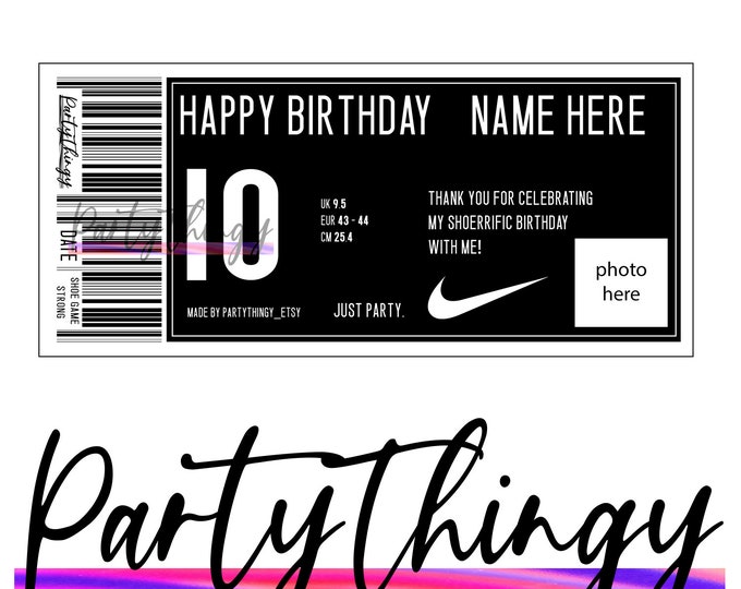 Nike Inspired Custom Labels / Stickers, Chip Bags, Wrappers, and Other ...