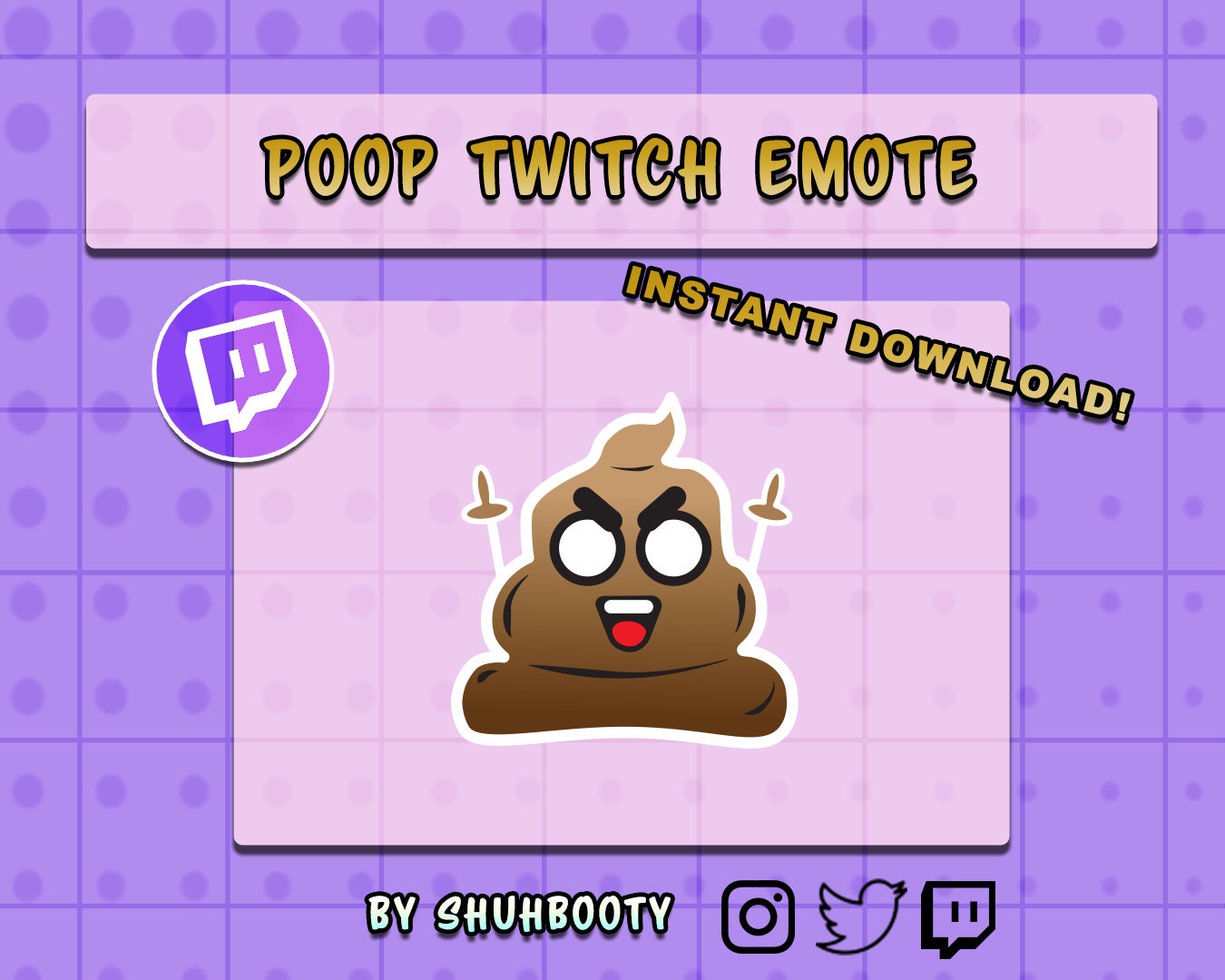 Ultimate Poop Pack Twitch Emote - Etsy