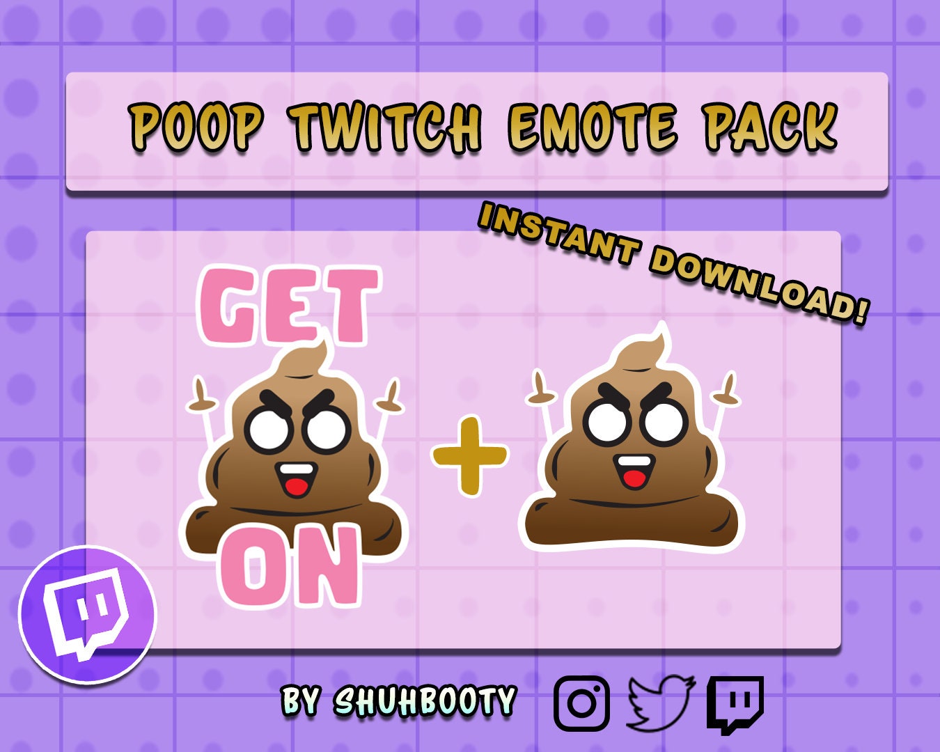 Ultimate Poop Pack Twitch Emote - Etsy