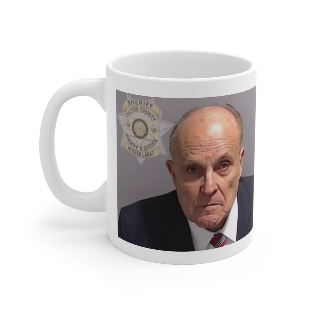 Rudy Giuliani Mugshot Mug - Etsy