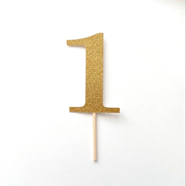 Number Cake Topper - Etsy
