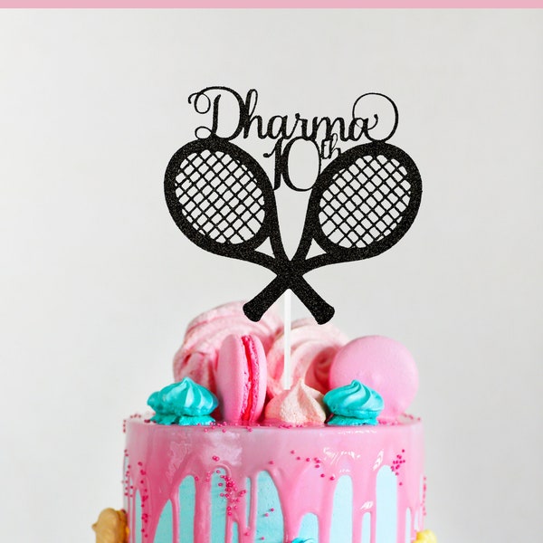 Tennis Players Cake Topper - Etsy