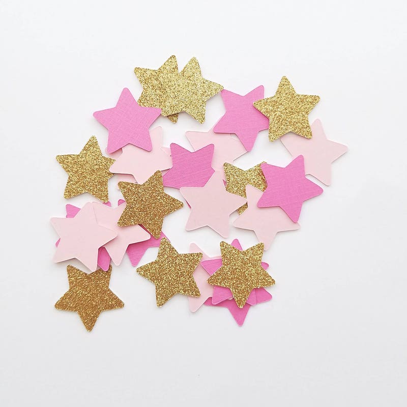 Pink Gold Star - Etsy