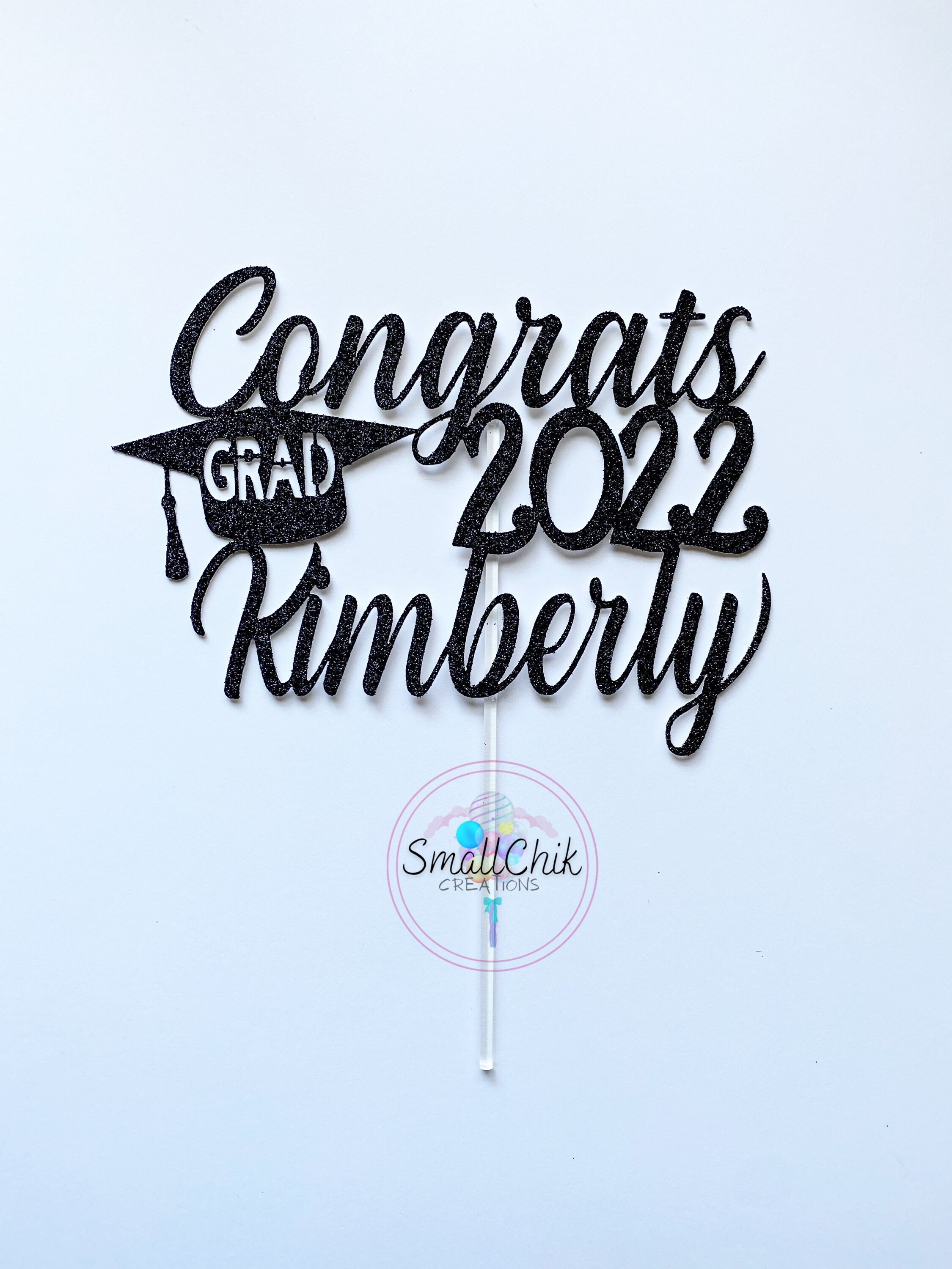 Graduation Cake Topper Graduation Name Cake Topper - Etsy