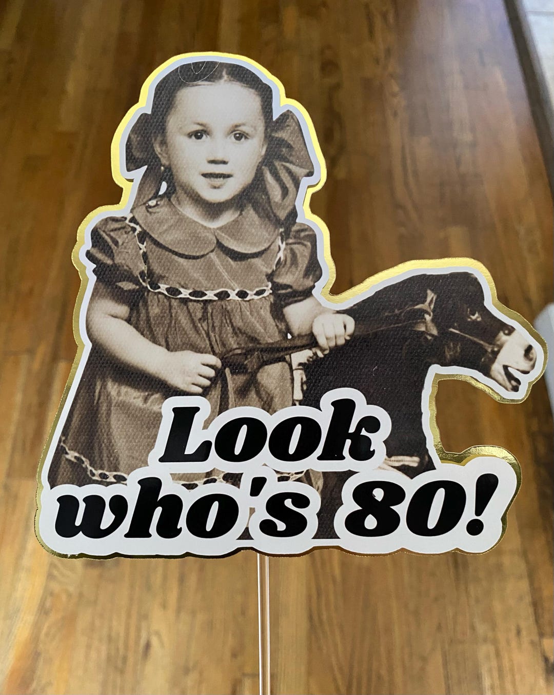 Custom Face Cake Topper - Birthday Hat Face - Picture Birthday Decor ...