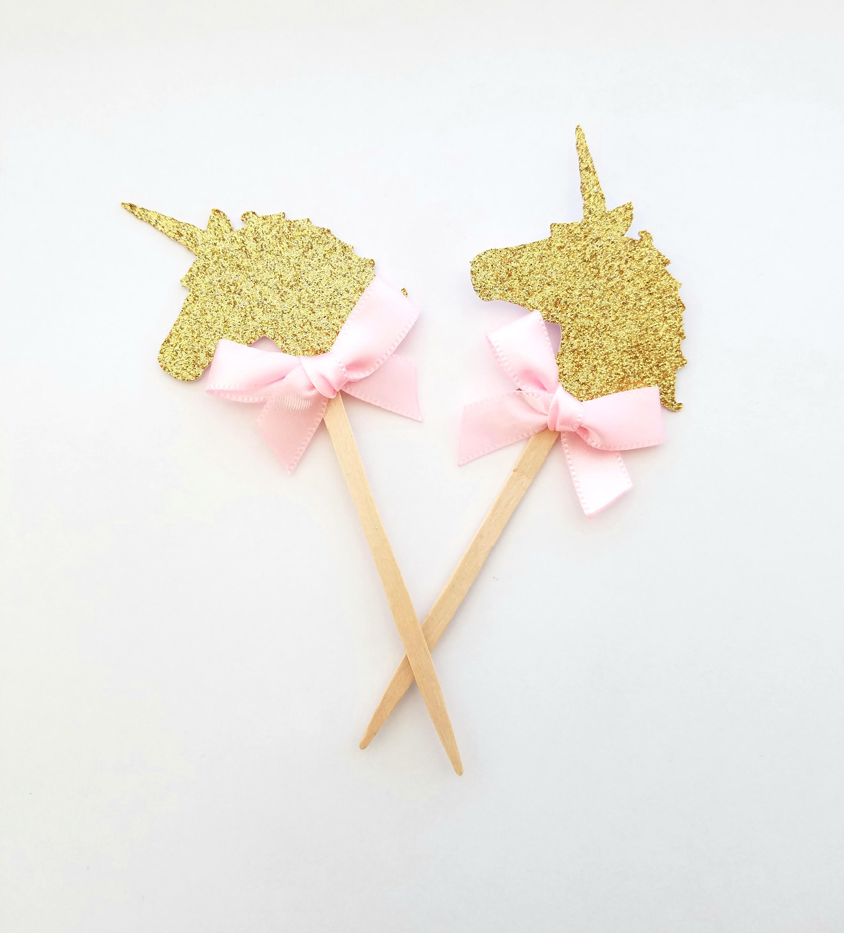 Unicorn Cupcake Topper, Unicorn Birthday Decoration, Unicorn Head ...