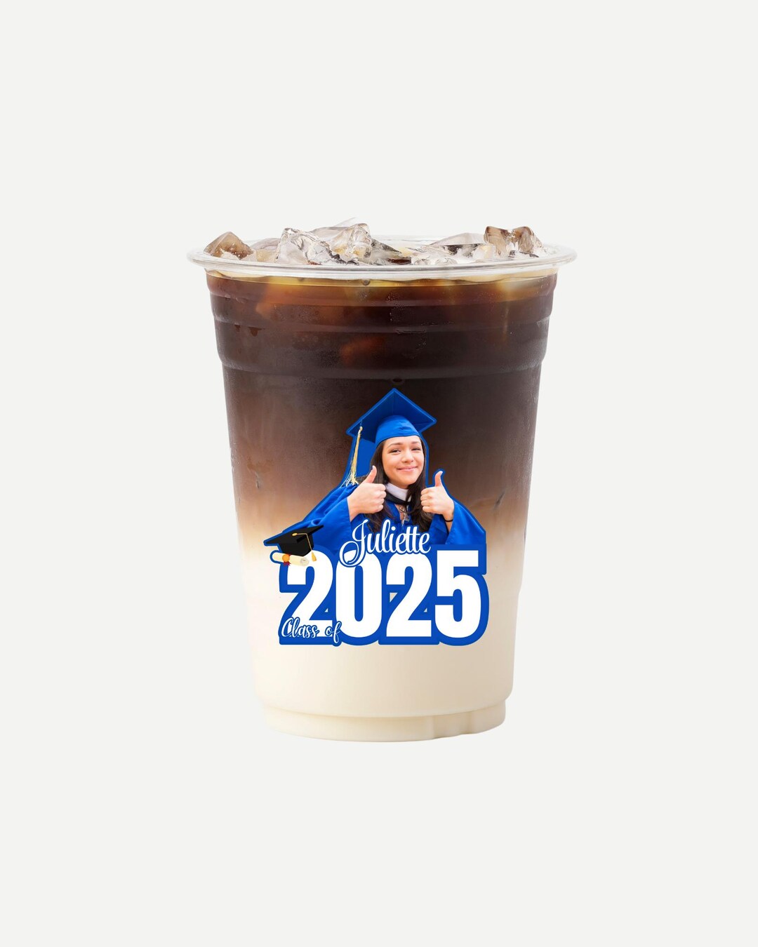 Custom Graduation Picture Cups, Custom Face Class of 2025 Plastic Party ...