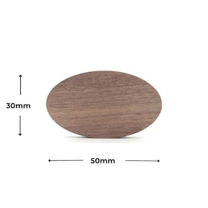 10 Wood Oval, Unfinished Wooden Ovals Wood Pendant, Wooden Oval Blanks ...