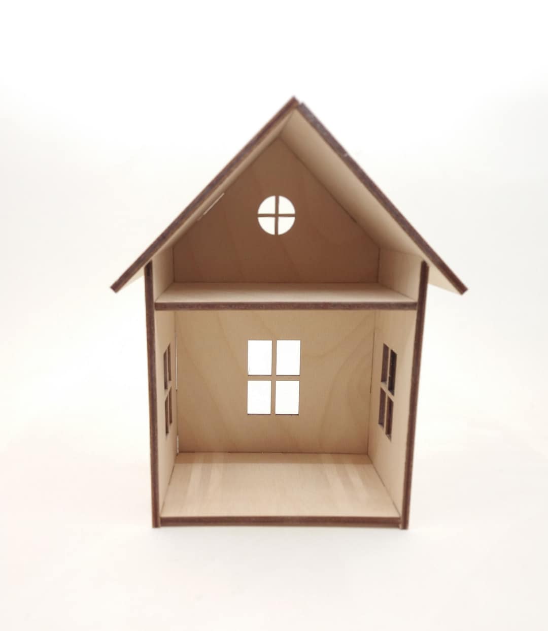 Wood House Kit, DIY House Miniature Kit, Miniature House, Small Wooden ...