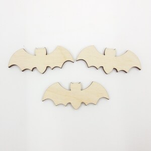 10 Bat Shape, Laser Cut Halloween Bat Shape, Bat Cutouts, Halloween ...