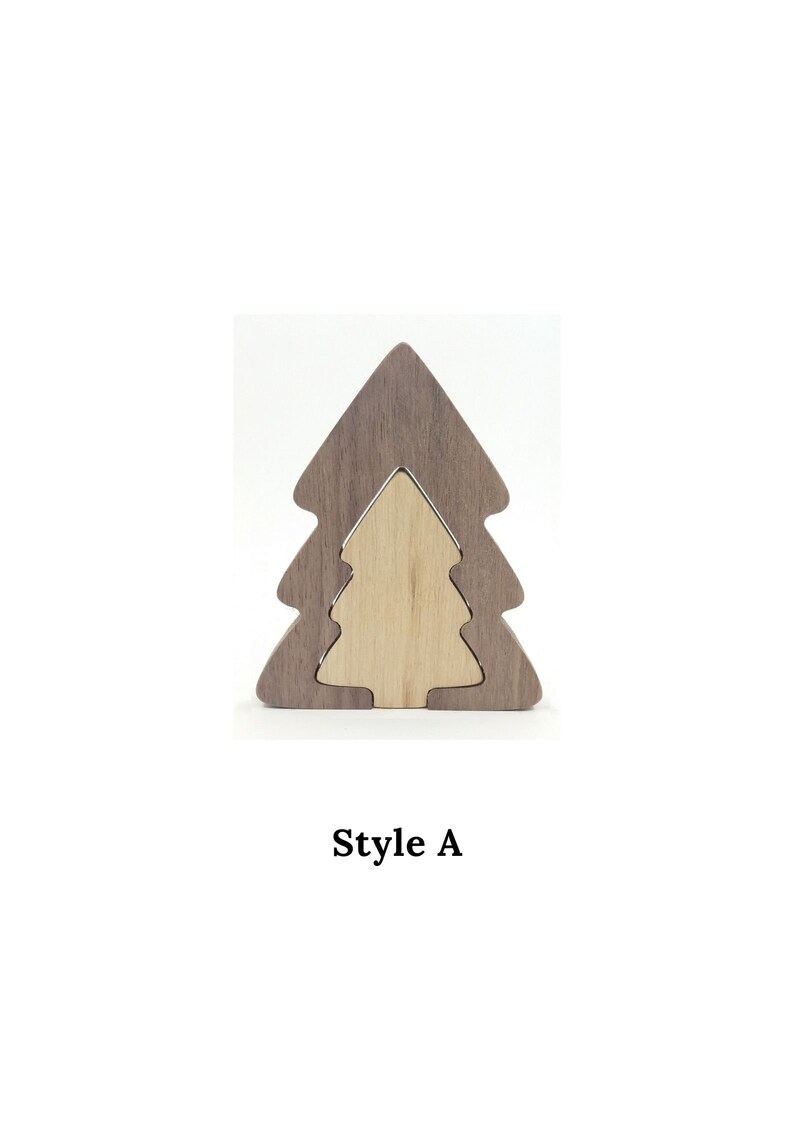 Decorative Wood Tree Wooden Tree Shape Tiered Wooden Trees - Etsy