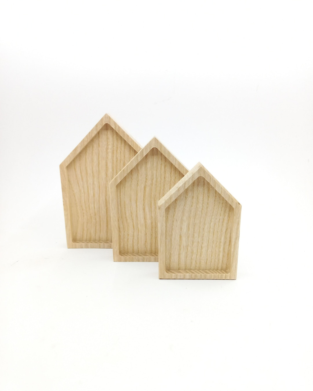 Wood House Craft Blanks, DIY House Decorations, Unfinished Wooden ...
