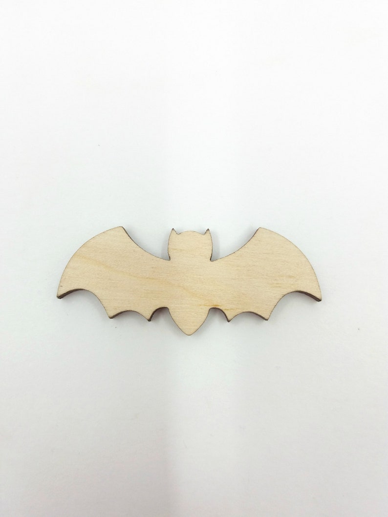 10 Bat Shape Laser Cut Halloween Bat Shape Bat Cutouts - Etsy