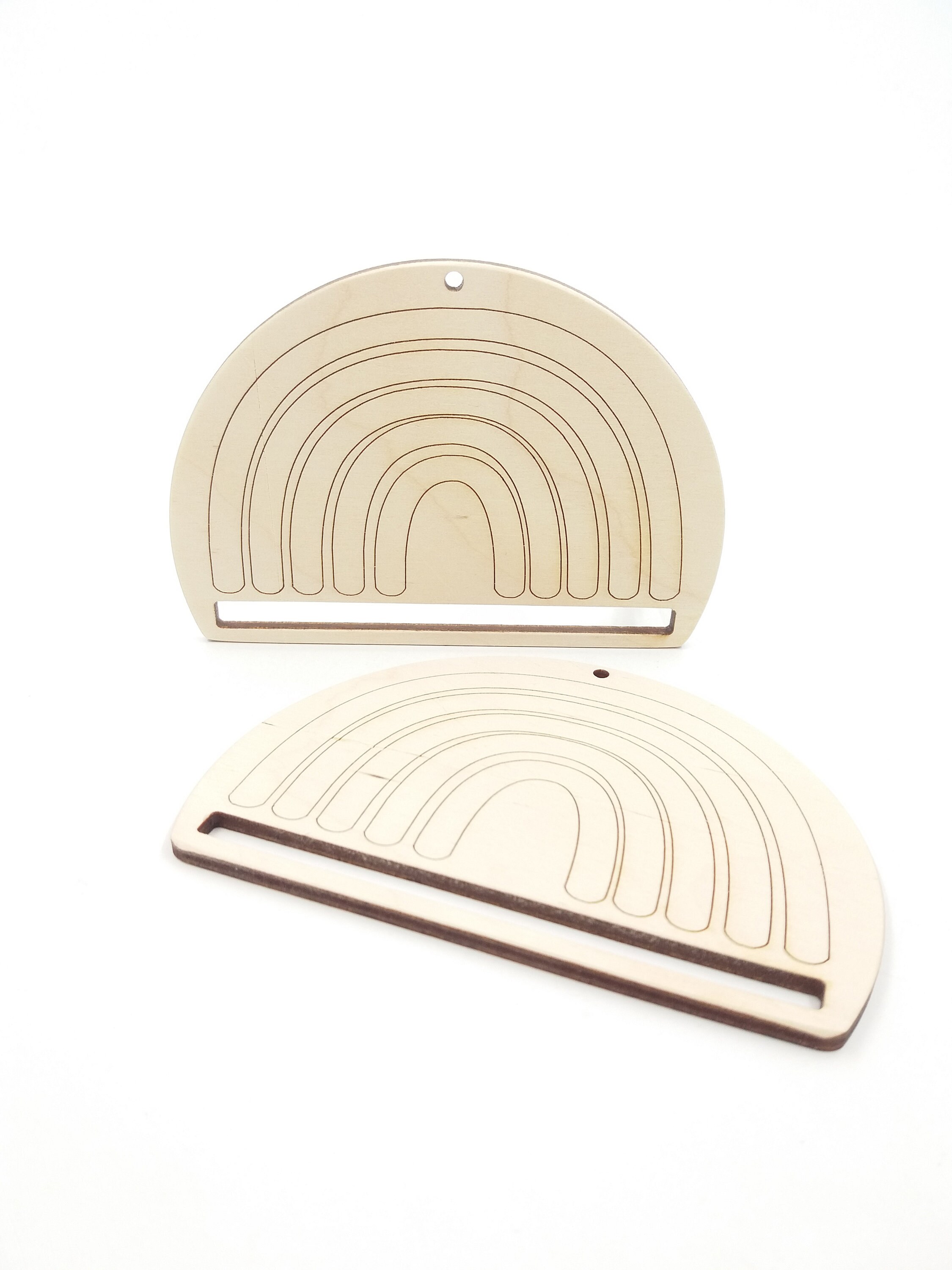 Wood Rainbow Macrame Frame DIY Macrame Wall Hanging Rainbow - Etsy