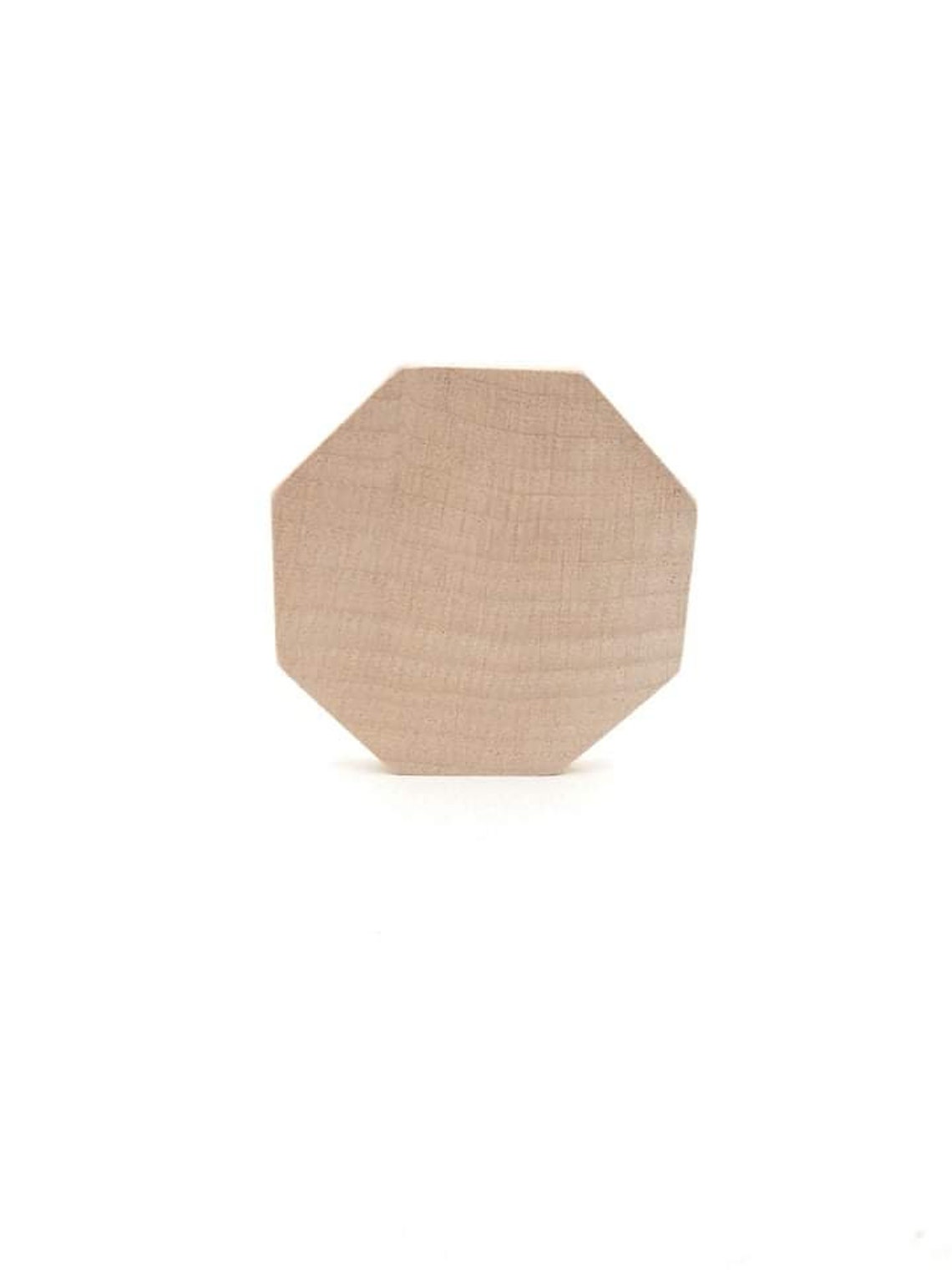2 Octagon Polygon Shape Unfinished Wood Cutout Shape Stop | Etsy