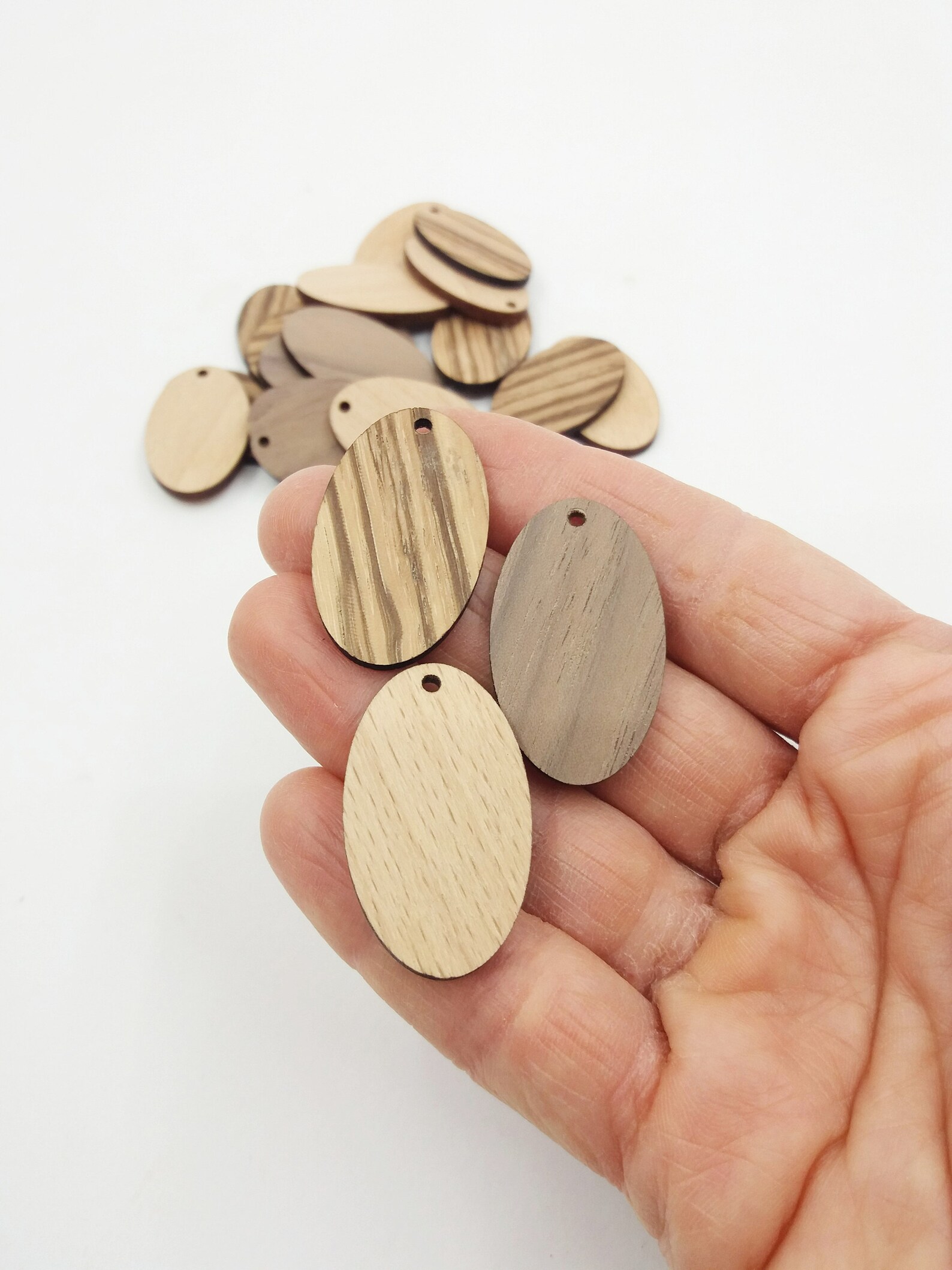 10 Oval Wooden Craft Circles DIY Craft Supplies Wood Ovals - Etsy