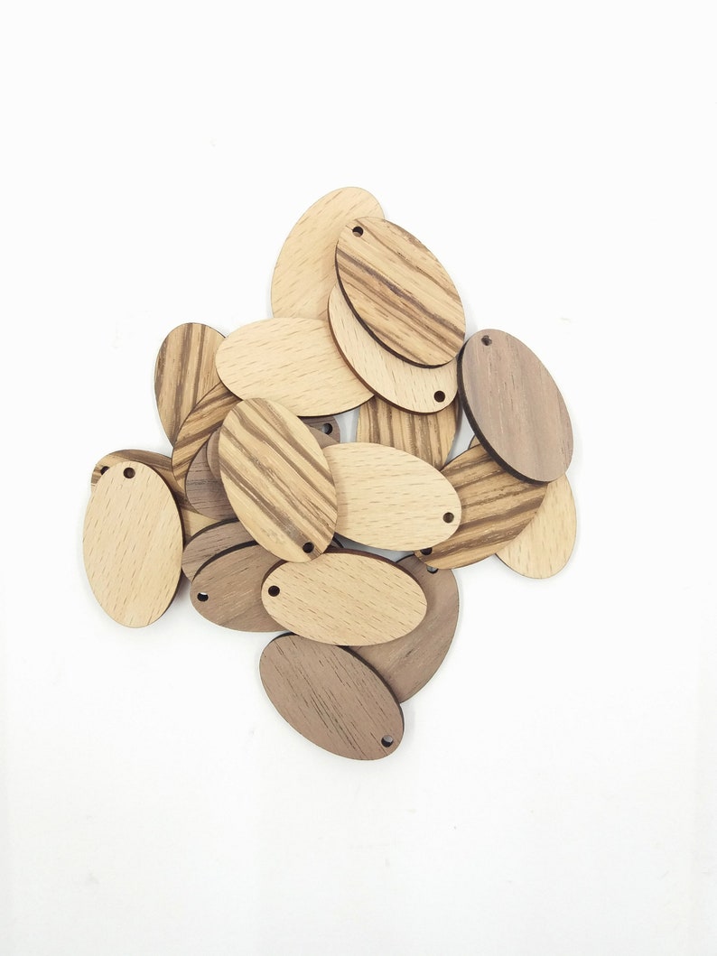 10 Oval Wooden Craft Circles DIY Craft Supplies Wood Ovals - Etsy