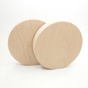 Circle Wood Cutout 6'', Unfinished Wood, Craft Wood Circle, Circles for ...