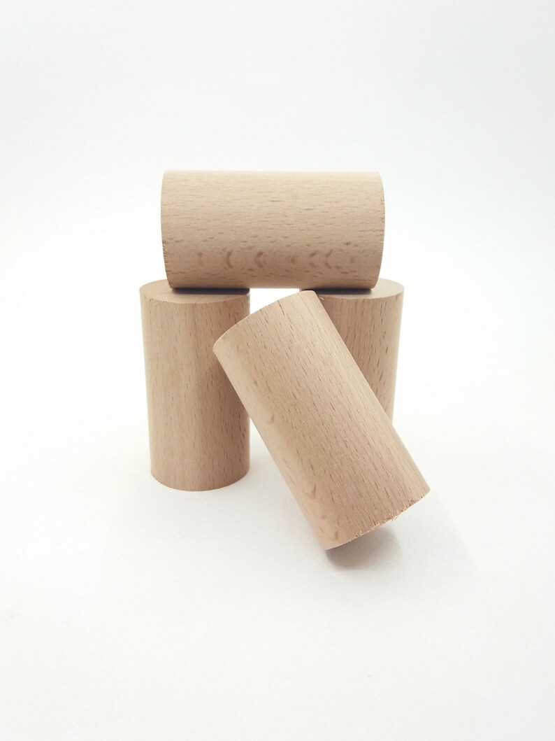 2 Wood Dowel, Craft Wooden Dowel, Unfinished Wood Cylinder, Wooden ...